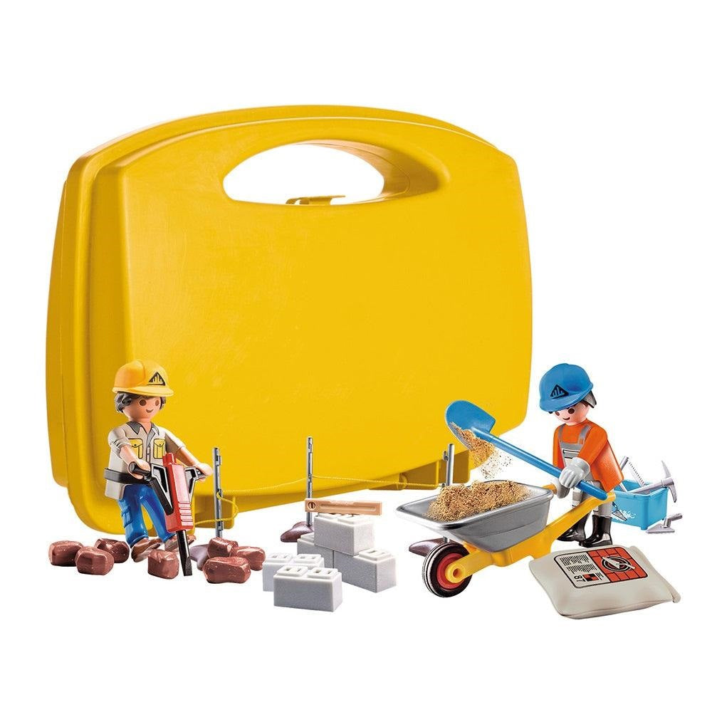 פליימוביל מזוודת אתר בנייה 70528 - Playmobil – Brickland
